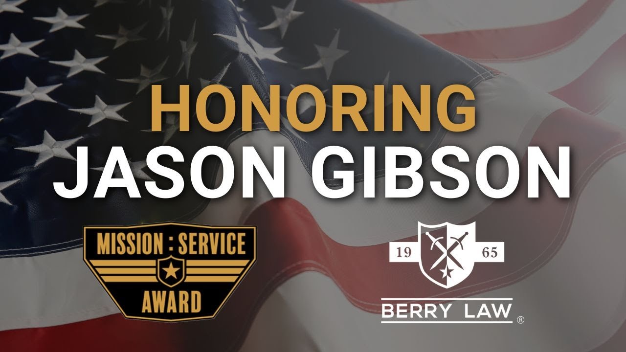 Mission Service Award Recipient | Jason Gibson - YouTube