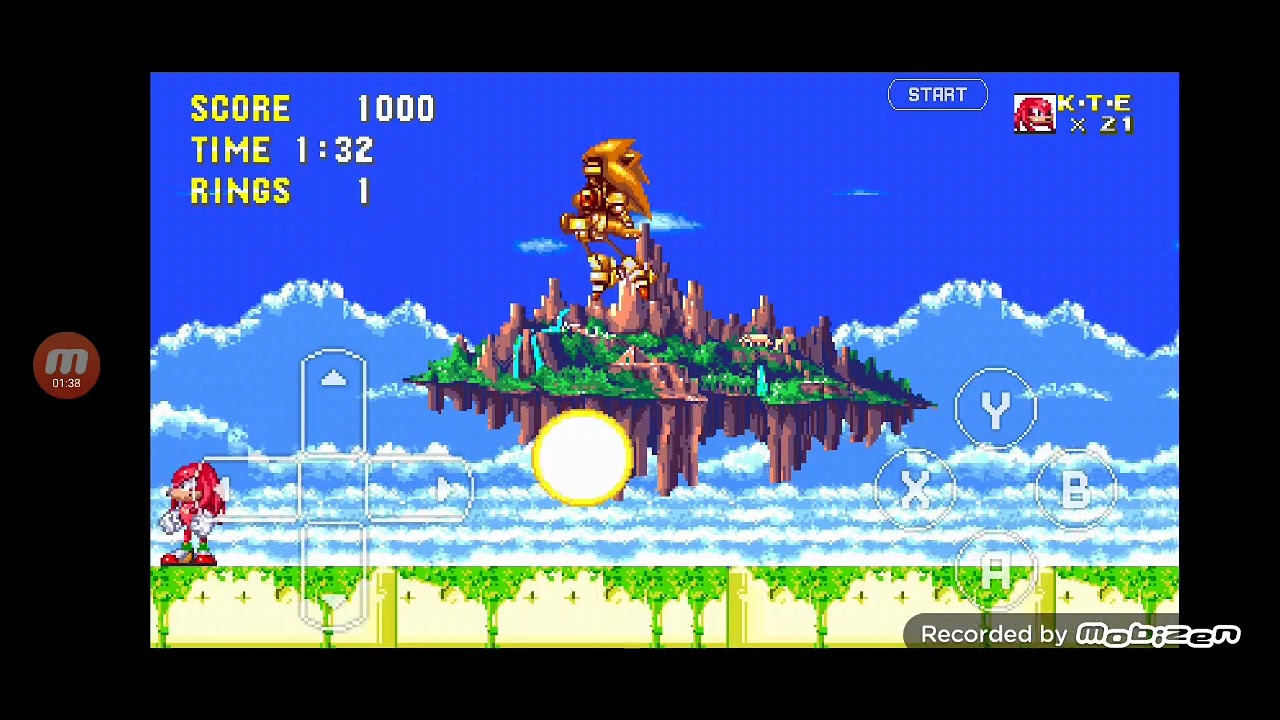 Beating Sonic the hedgehog 3 and knuckles again (knuckles good ending ...