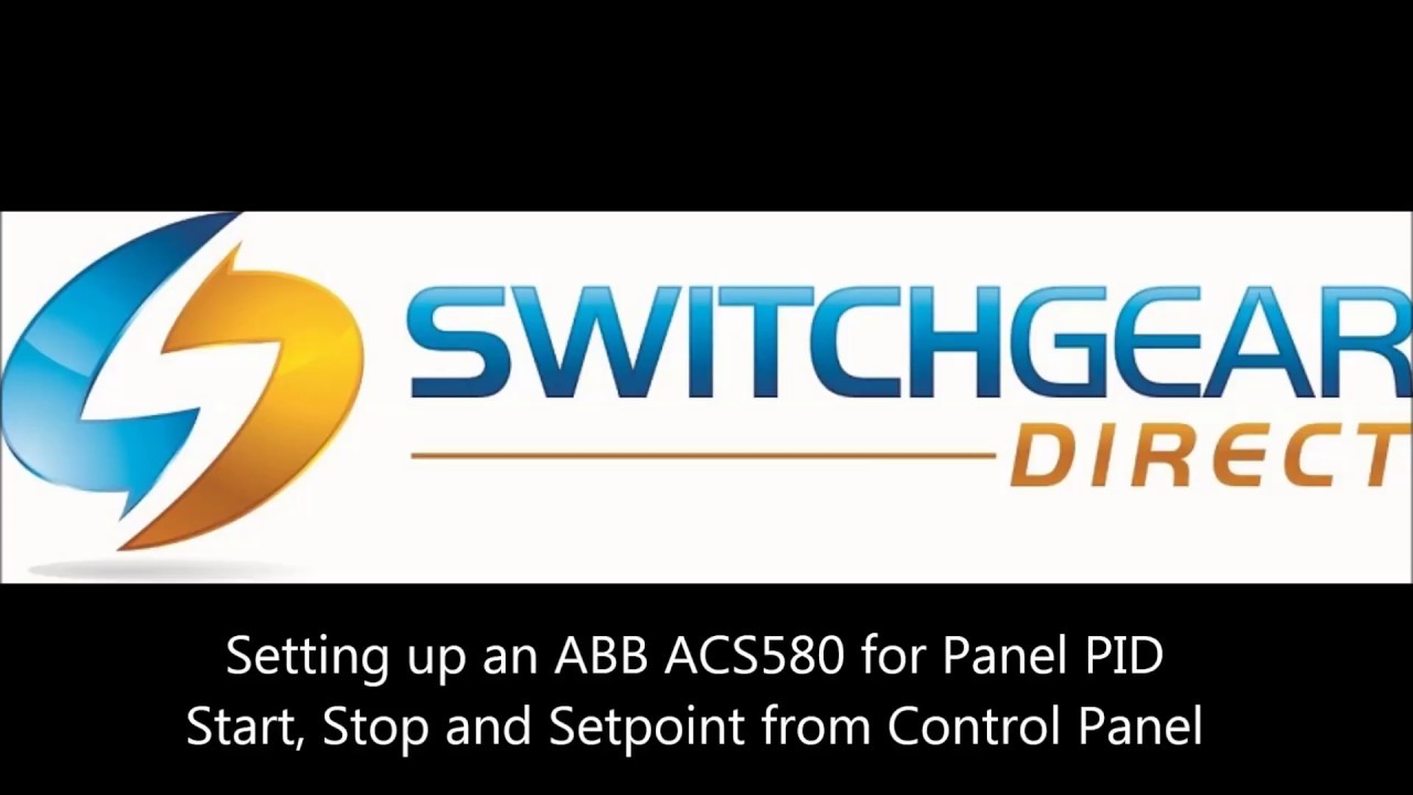 ABB ACS580 - Simple PID Control - YouTube