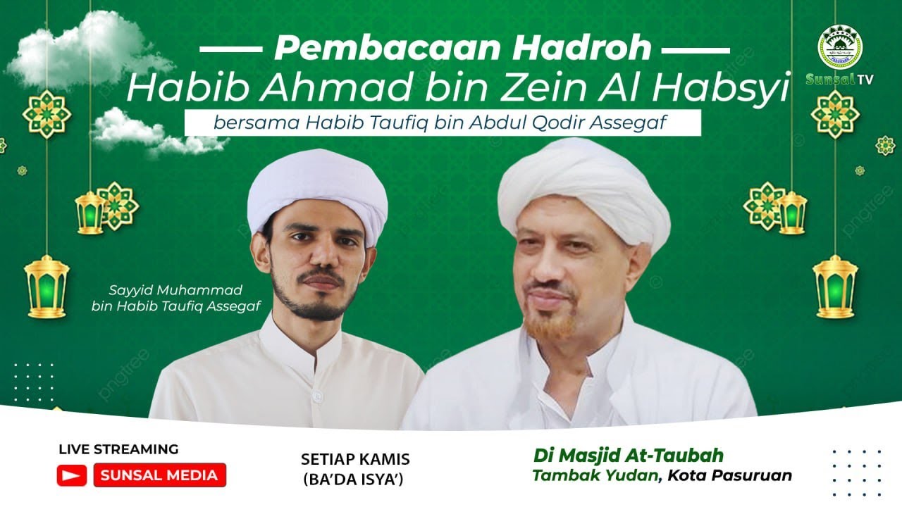 🔴[LIVE] Pembacaan Hadroh Habib Ahmad Bin Zein Al Habsyi | Bersama Habib ...