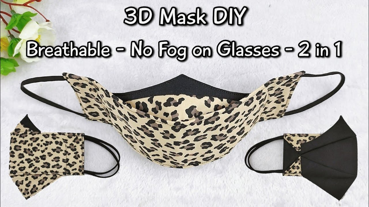 3D Mask DIY New Style 🔥 | Face Mask Sewing Tutorial - YouTube