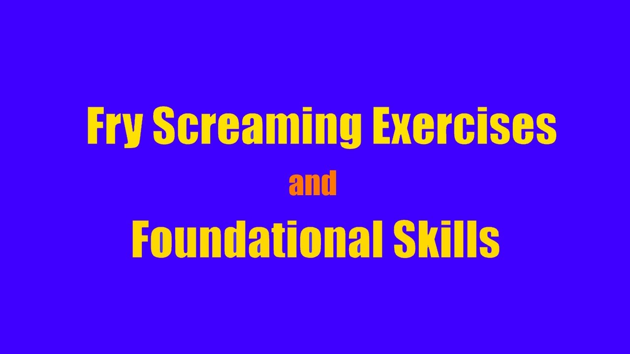 Fry Screaming Exercises to Make Learning Easier - YouTube