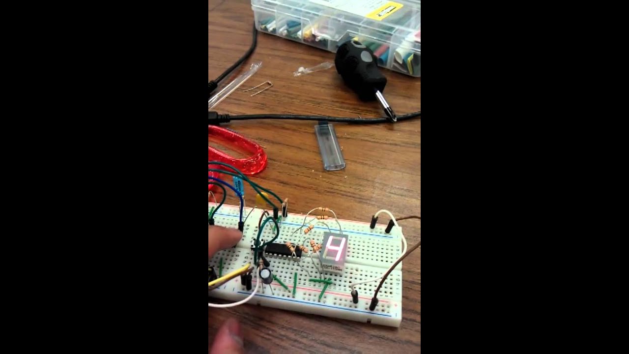 Reaction Timer using 555 Timer, 4026 Counter, and 7-Segment Display ...