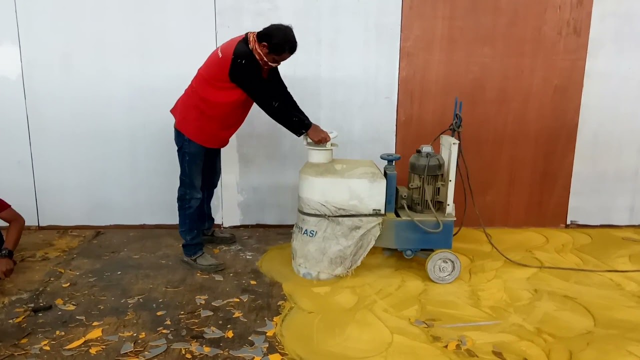 Proses Grinding Epoxy - YouTube