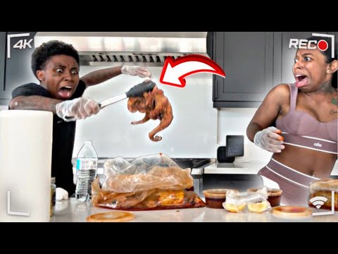 PUTTING A OCTOPUS 🐙 In GIRLFRIEND SEAFOOD BOIL 😱*HILARIOUS*