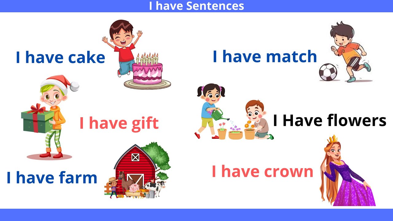 "I have" Sentences Practice | Listen and Read | Spoken English Classes ...