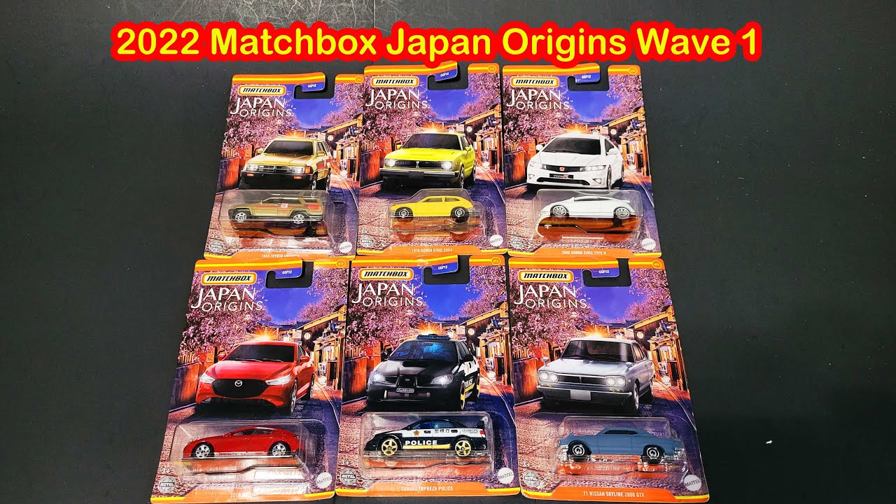 Showcasing 2022 Matchbox Japan Origins Wave 1 - YouTube