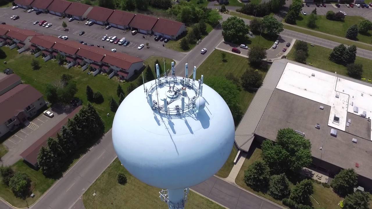 Water Towers of Hudson Wisconsin - YouTube