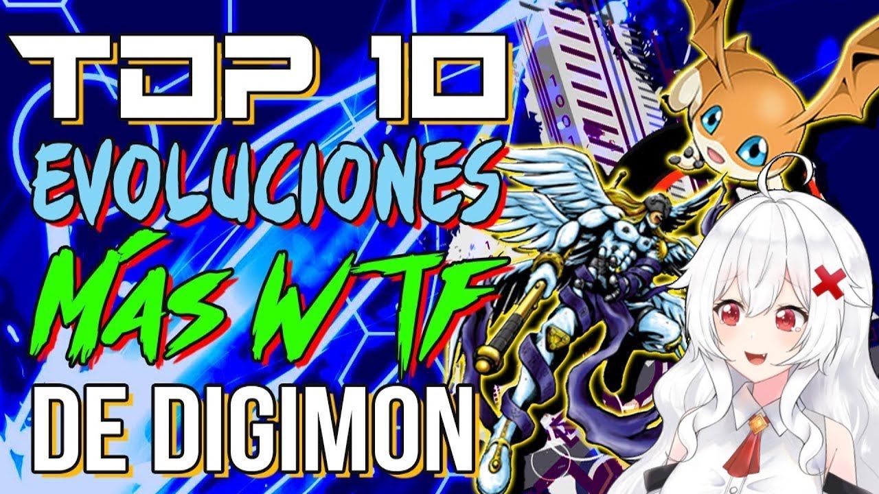 ERISPHERIA reacciona "TOP 10 EVOLUCIONES MAS WTF DE DIGIMON" by Re ...