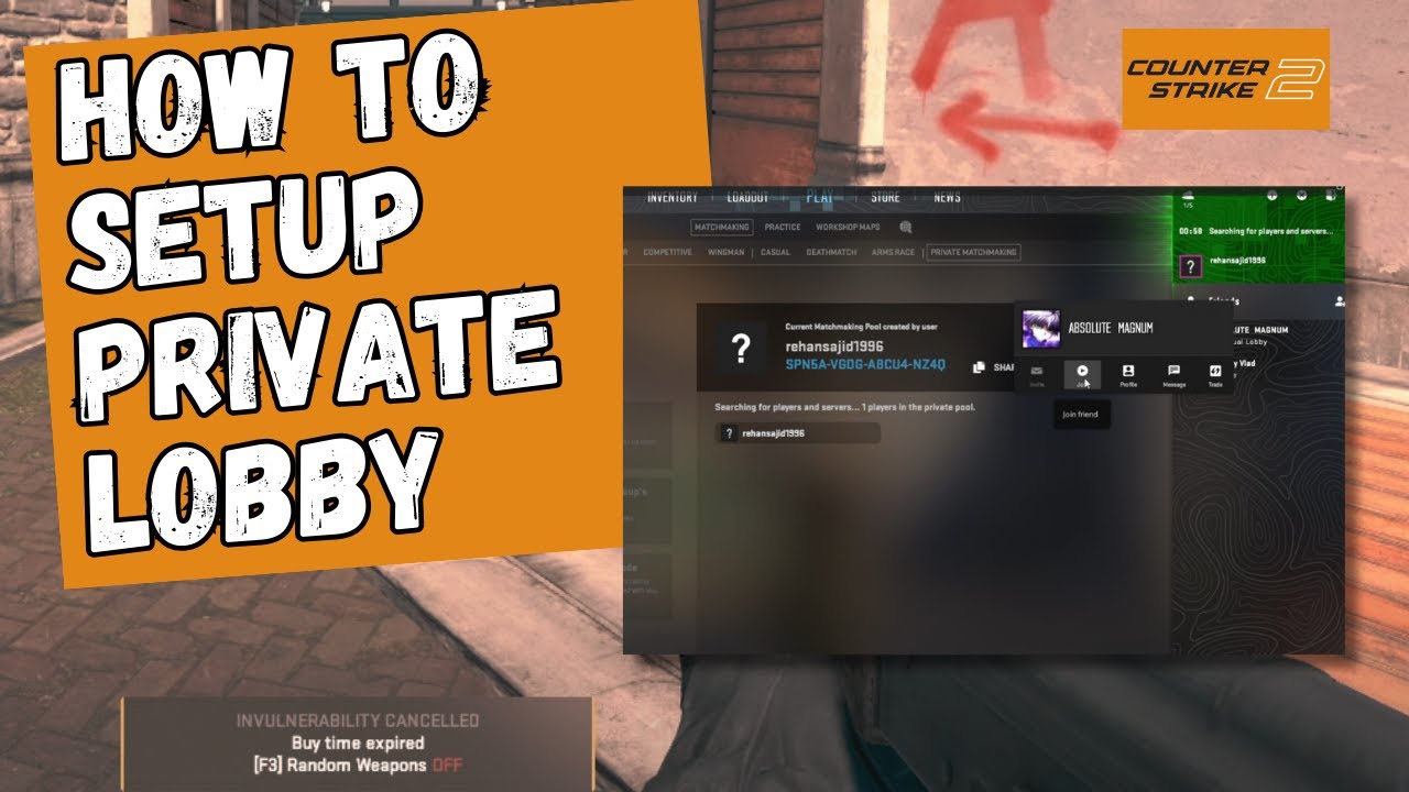 How to Setup Counter Strike 2 Private Lobby and Play With Friends in ...
