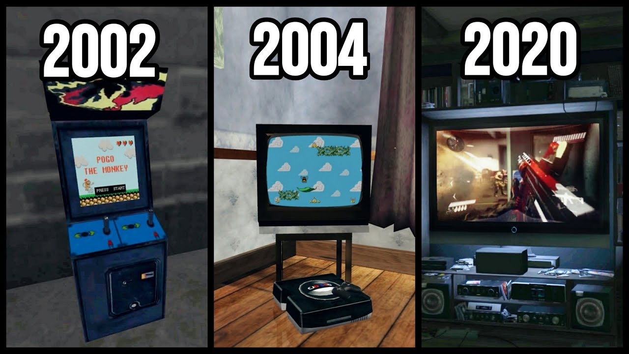 VIDEO GAMES in GTA Games (2002-2020) - YouTube