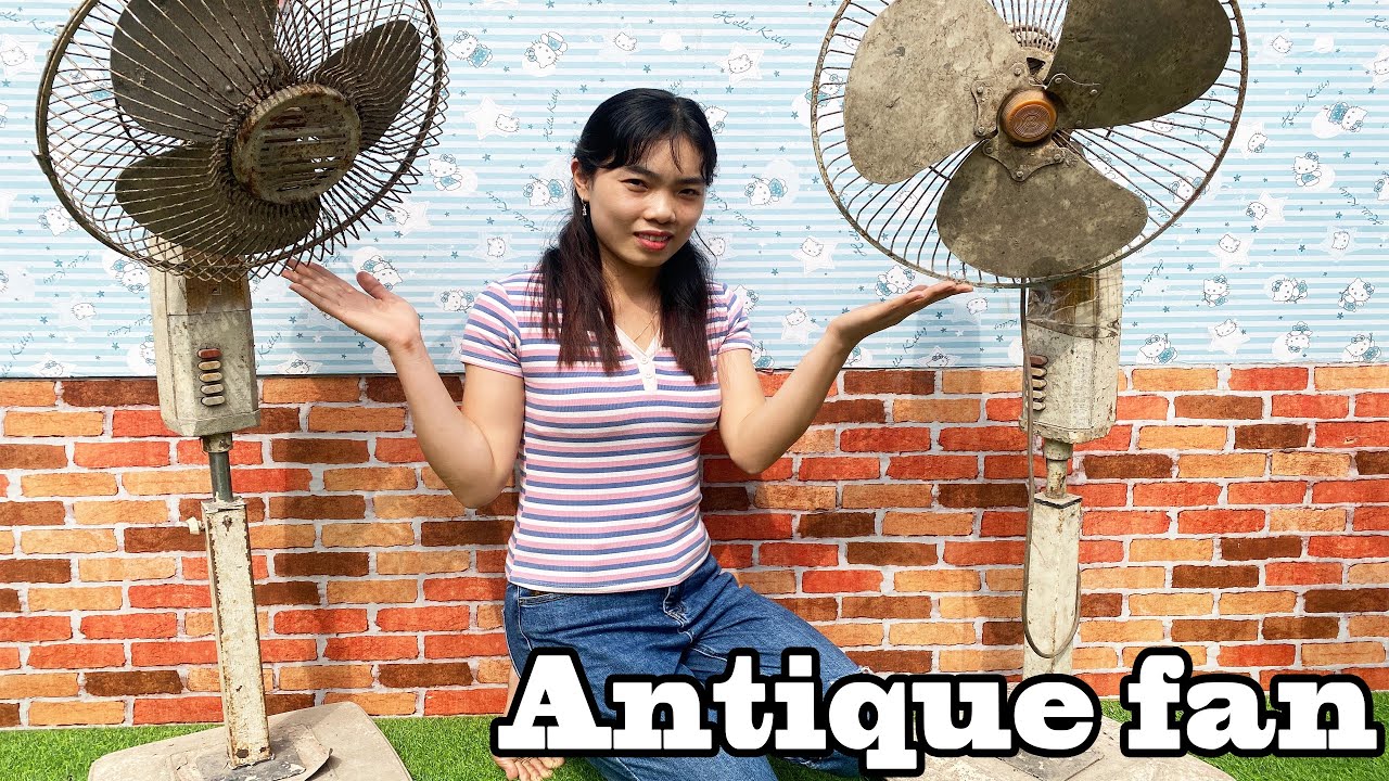 Restoration antique fan old and rusty - Restore Heavy Rusted Tree Fan ...