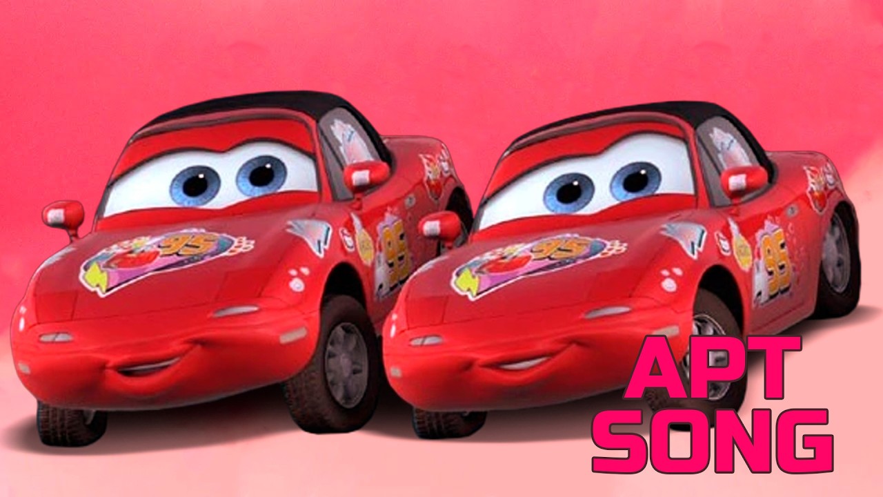TOP Cars MIA and TIA & Lightning McQueen - ROSÉ & Bruno Mars - APT ...