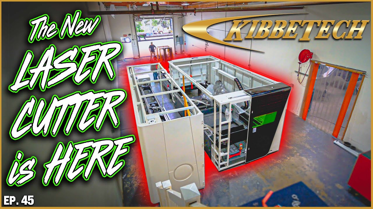 OUR NEW LASER CUTTER IS FINALLY HERE - YouTube