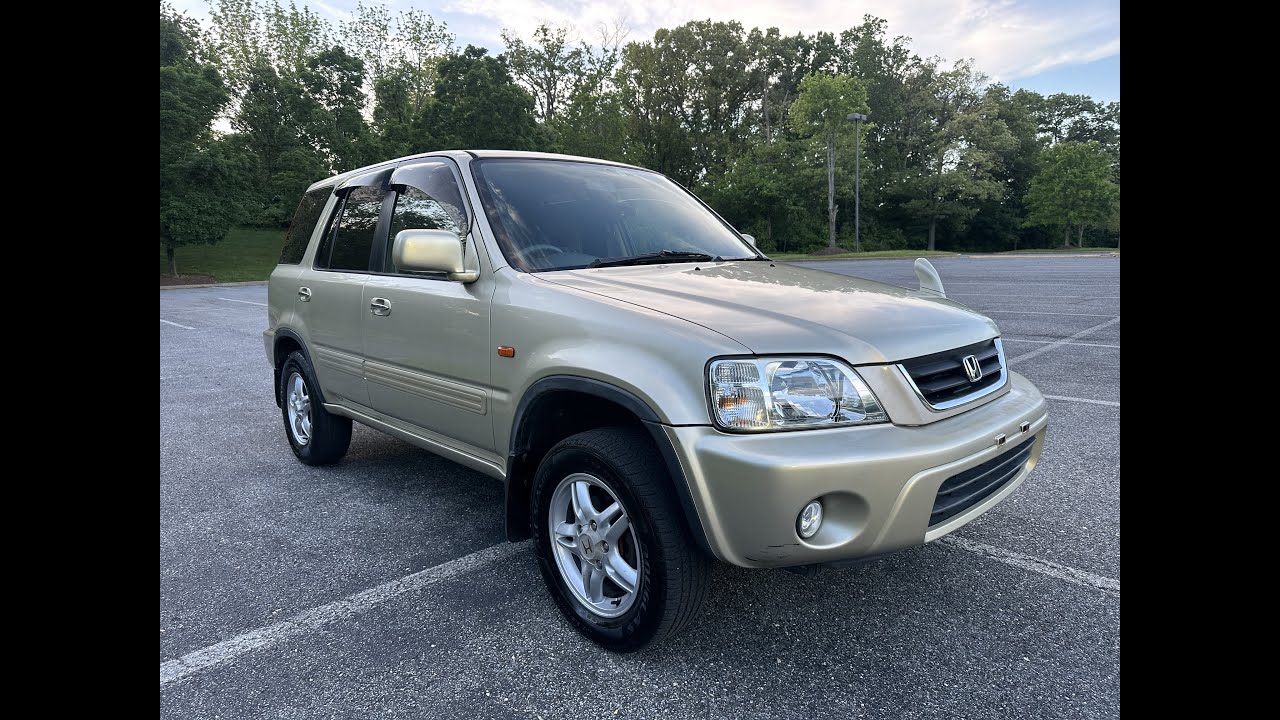 [SOLD] 1999 Honda CRV Fullmark JDM Import Walkaround + Driving - YouTube