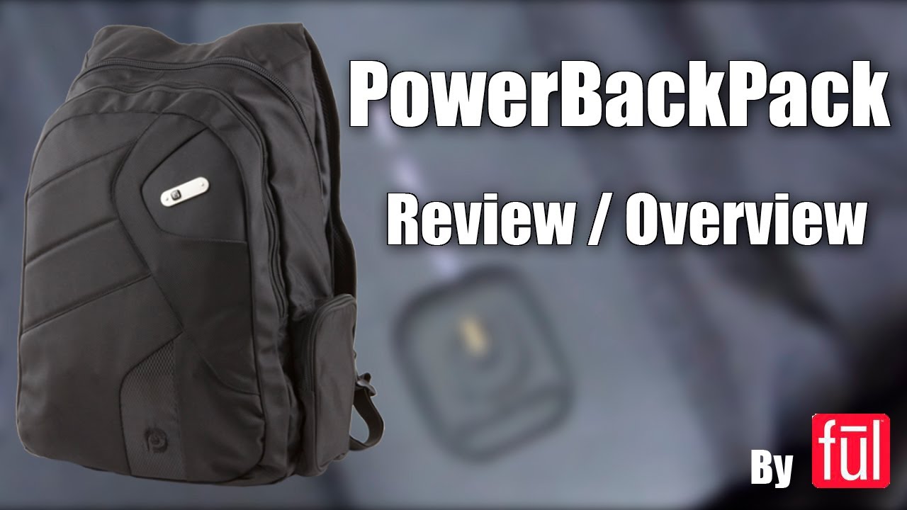 Power Backpack by (Fūl) Review / Overview (Powerbag) - YouTube