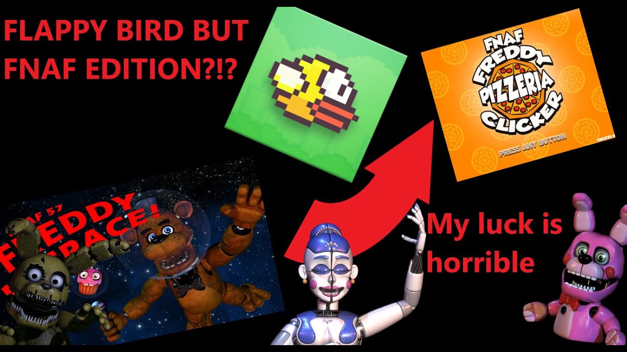 FLAPPY BIRD BUT FNAF EDITION?? | FNaF Freddy Pizzeria Clicker - YouTube