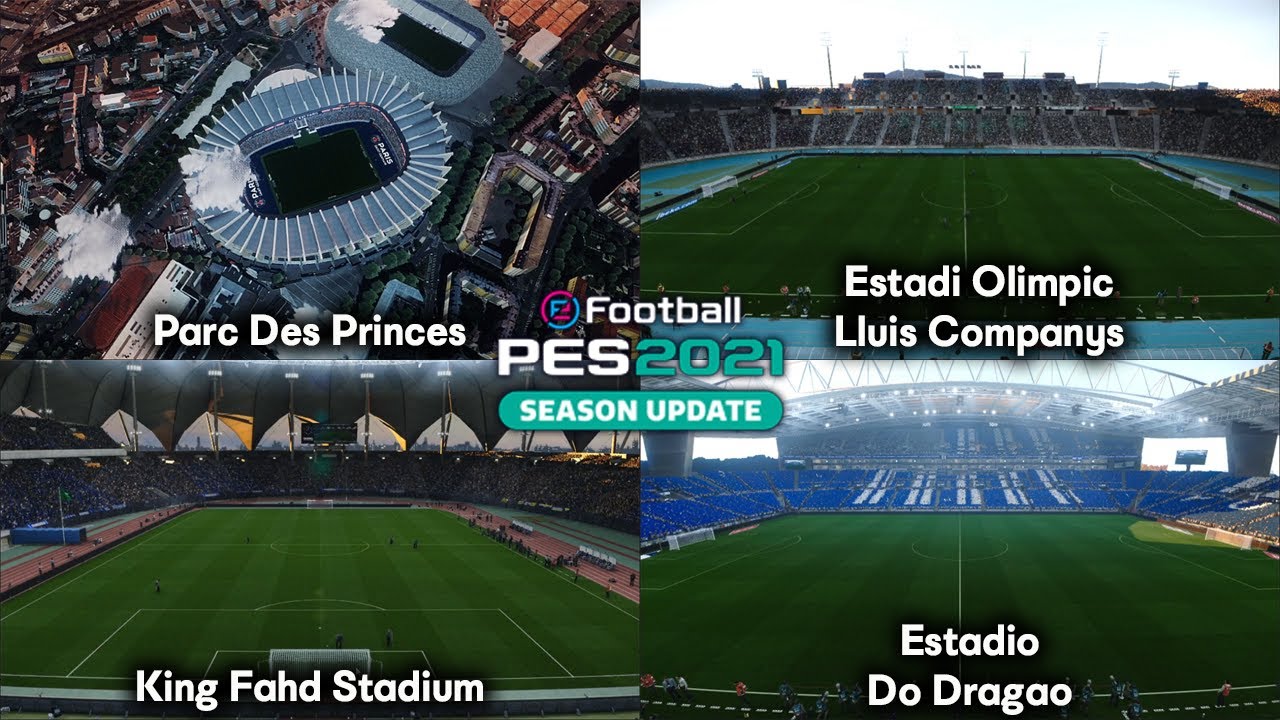 PES 2021 & SP Football Life 2024 - New Stadium Collection V2 | Parc Des ...