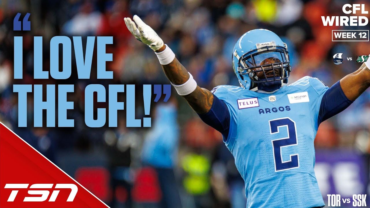 "I LOVE THE CFL!" Tarvarus McFadden was hyped as the Argos win on a ...