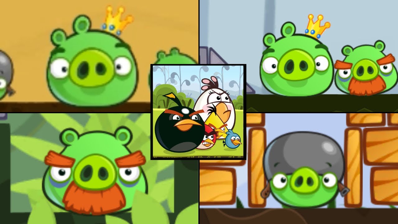 Angry Birds Re-Launched (Versão 1.1.0) - All Bosses (Luta dos Bosses ...