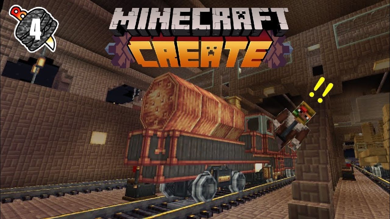 I Connected my Entire Server with TRAINS in Create Survival Minecraft 1 ...