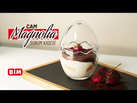 BİM - Cam Magnolia Sunum Kasesi