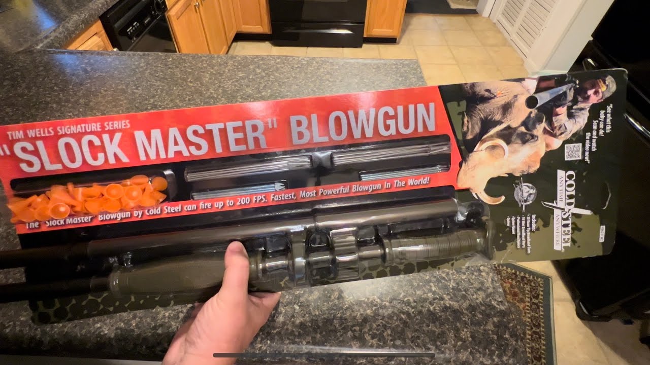 Tim wells cold steel blowgun unboxing - YouTube