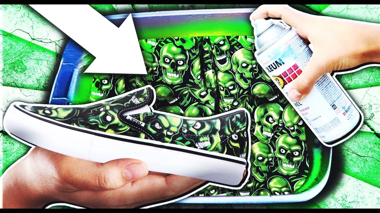 HYDRO Dipping Vans and Air Force 1's!! Supreme Skulls Custom!! + Travis ...