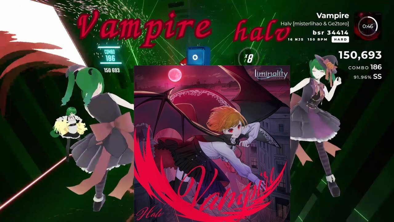 【Beat Saber】Vampire/Halv[Hard] - YouTube