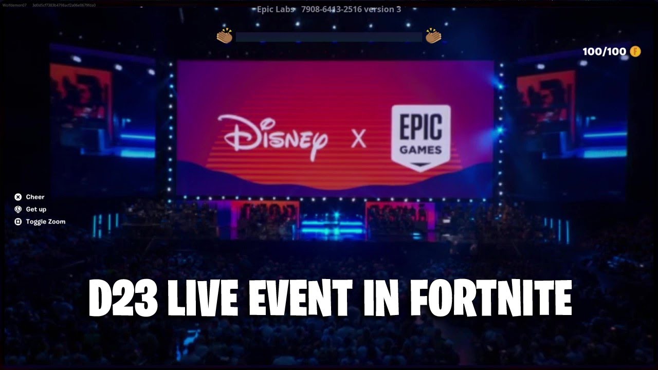 D23 Live Event in Fortnite - YouTube