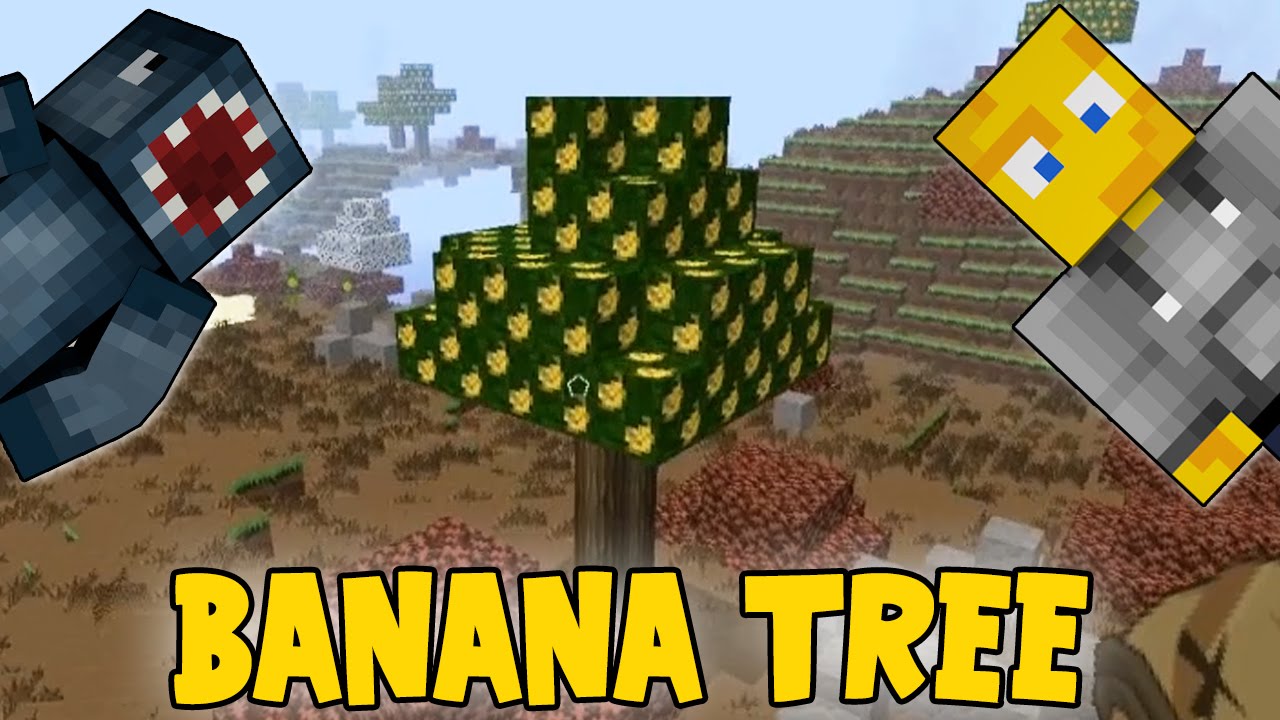 Minecraft - Attack Of The B Team - Banana Tree!! [79] - YouTube
