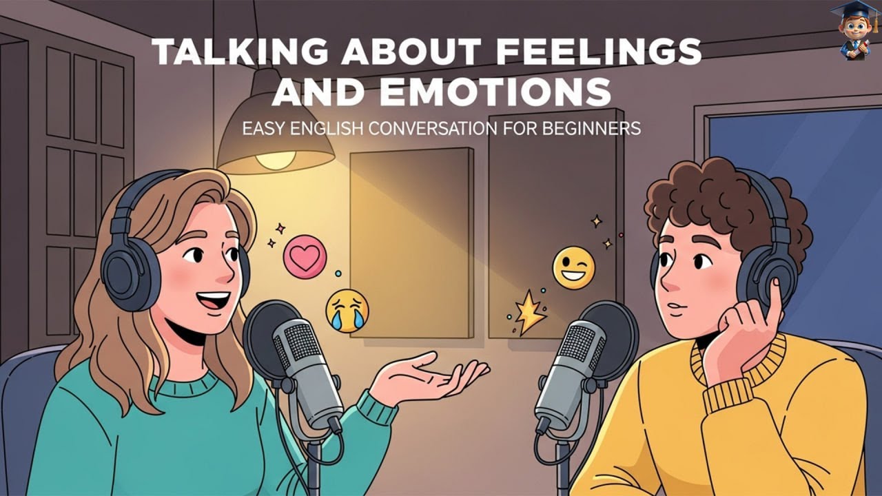 Talking About Feelings and Emotions | Easy English Conversation for ...