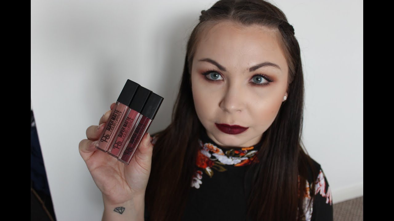 Primark Super Matte Liquid Lipsticks - Swatches and Review - YouTube