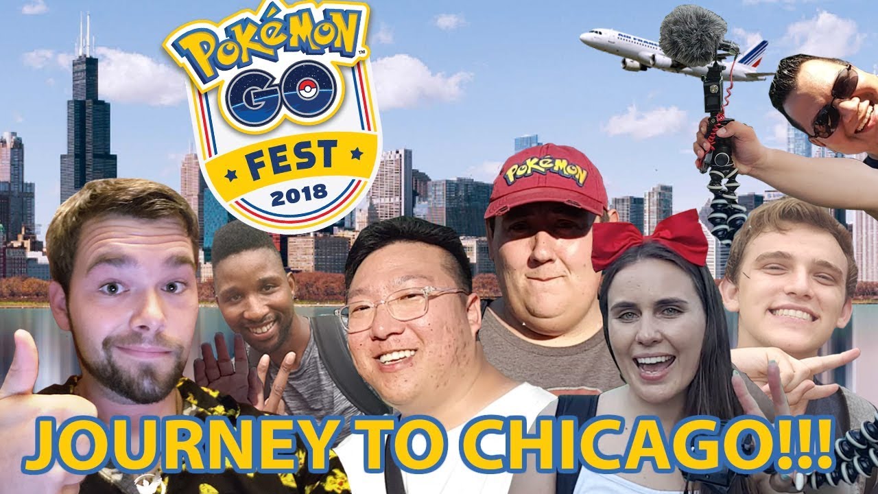 JOURNEY TO POKEMON GO FEST CHICAGO!!! - YouTube