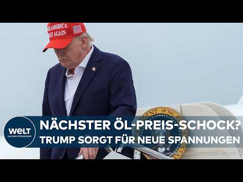 KRIEG IM NAHEN OSTEN: Droht der nächste Ölpreis-Schock? Donald Trump sorgt für Spannungen