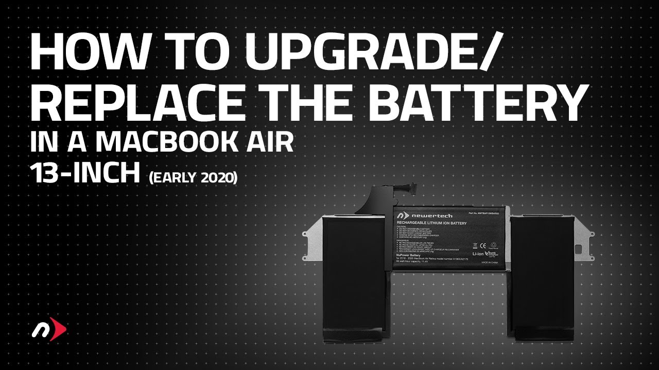 How to Upgrade/Replace the Battery in a MacBook Air (Early 2020 ...