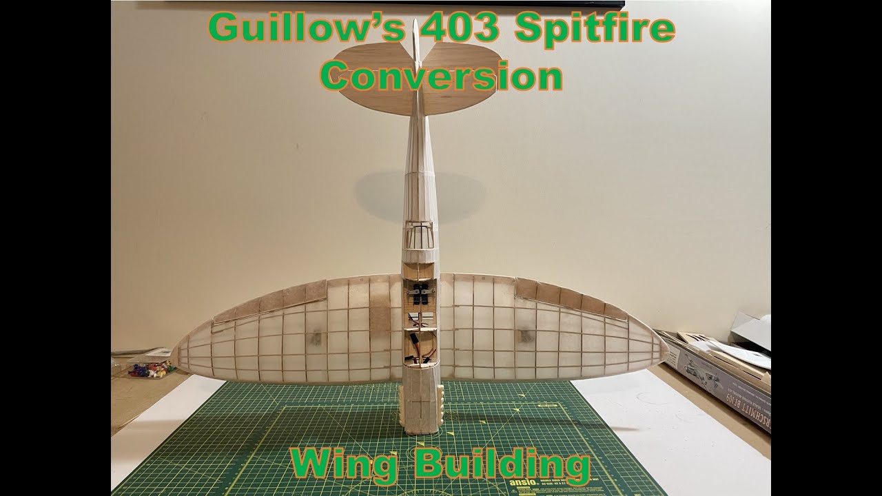 SKippy's Guillow's Spitfire T.IX 2 Seat Conversion - Part 3 - YouTube