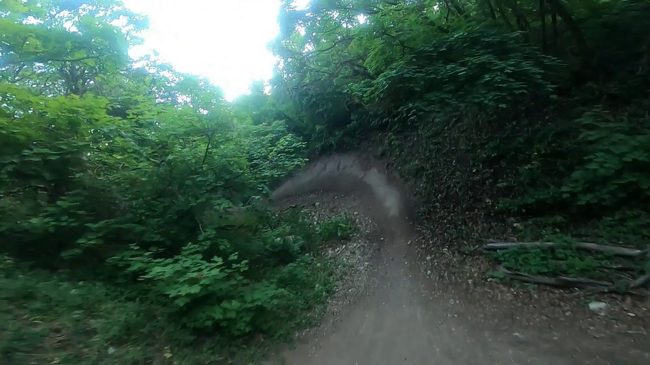 Wildrose Trail with burms - YouTube