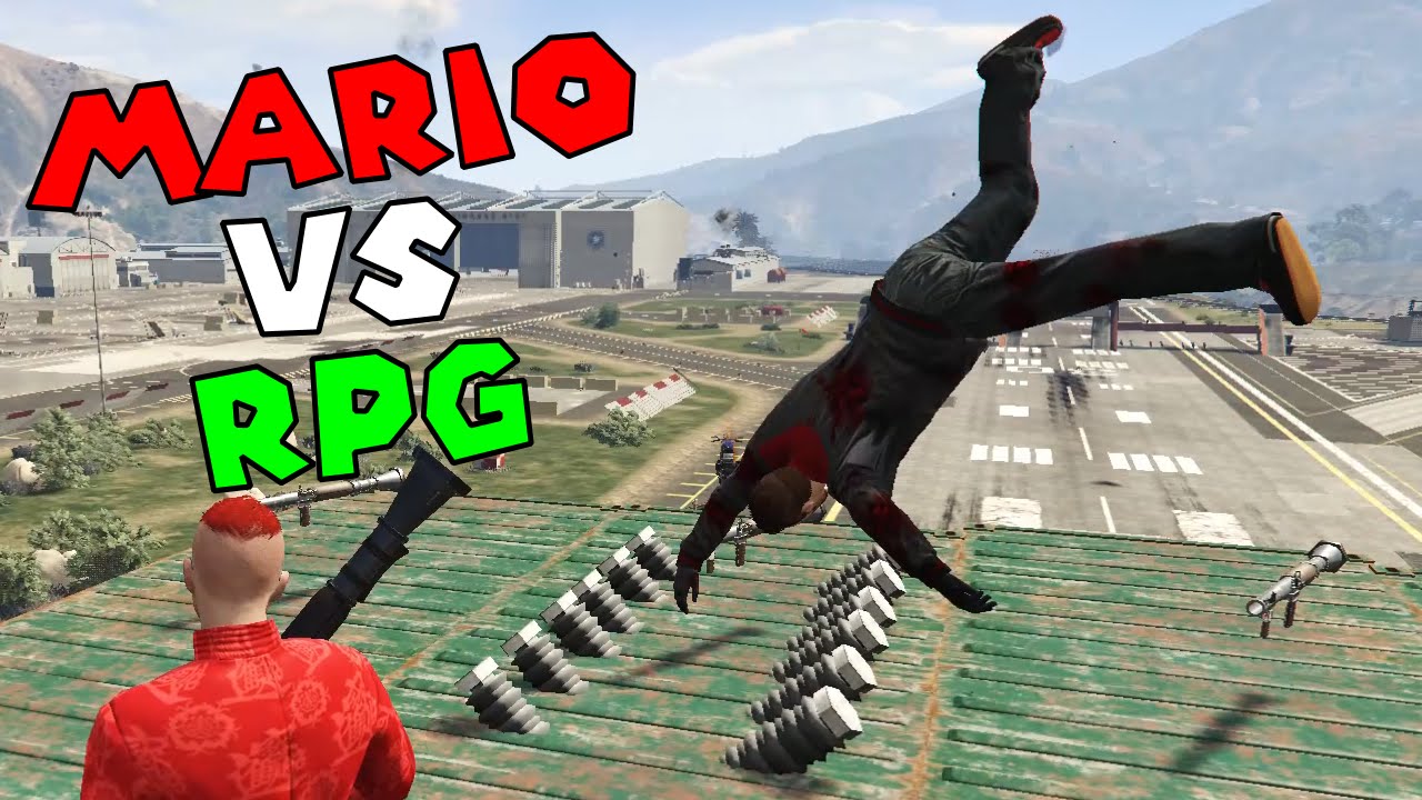 Mario vs RPG - GTA V: Online Gameplay Vicces Pillanatok #19 - YouTube