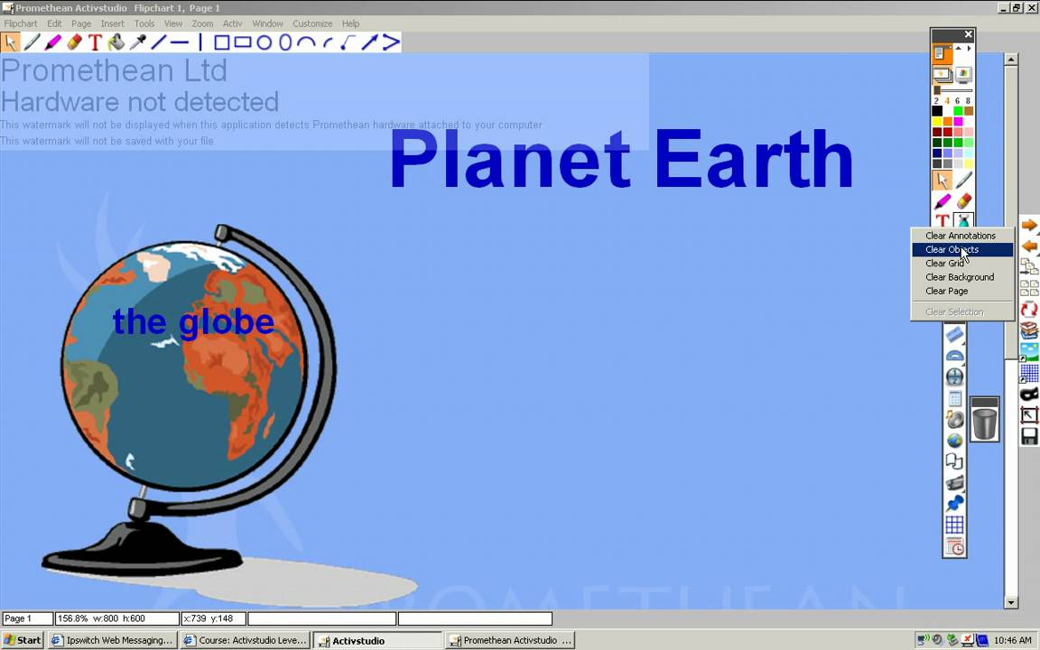 ActivStudio: Using Clear Tool - YouTube
