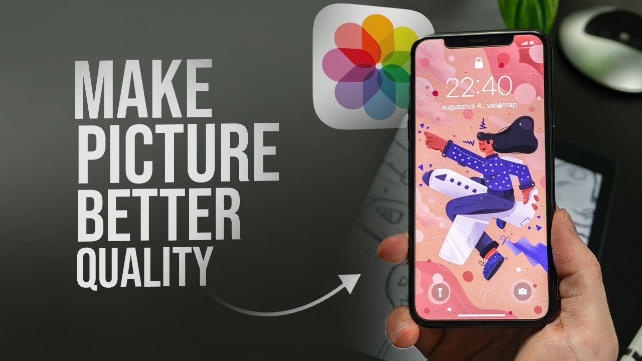 How to Make a Picture Better Quality on iPhone (tutorial) - YouTube