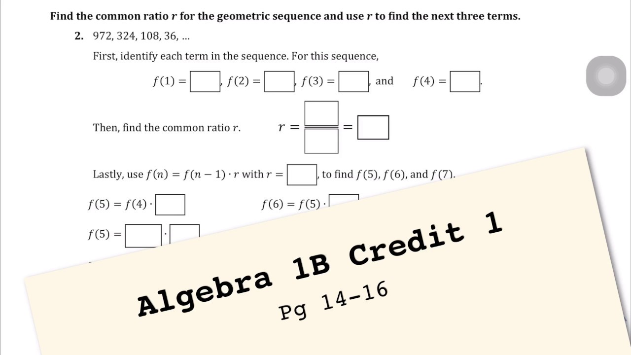 Lesson 15.1 Explain 1 (Part 2)/Explain 2 - YouTube