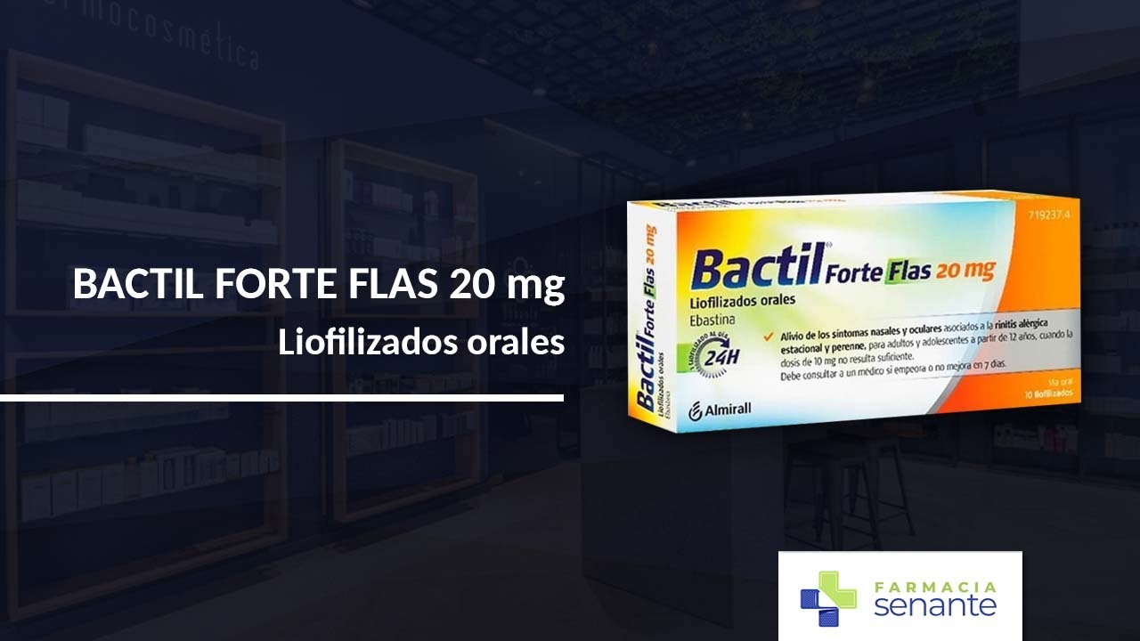 BACTIL FORTE FLAS Opiniones 👃Como Tomar Bactil Forte Flas 20 mg ☘ ...