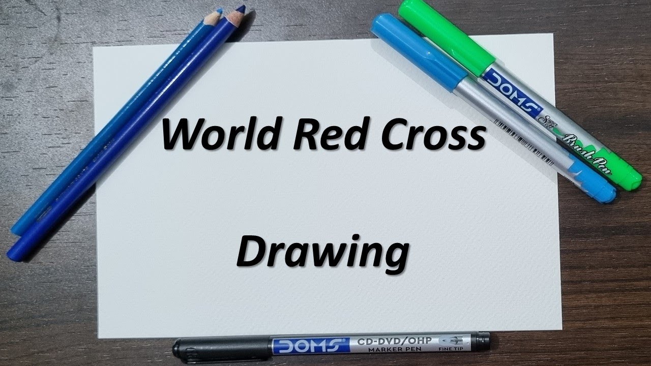 Red Cross & Red Crescent Day Drawing Easy//World Red Cross Day Poster ...