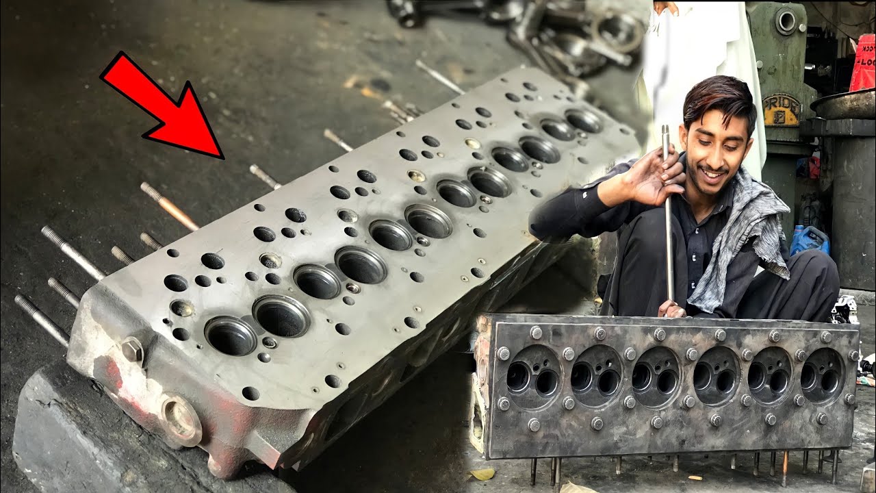 Restoration Of Old Cylinder Head | Dead Cylinder Head Repair | Complete ...