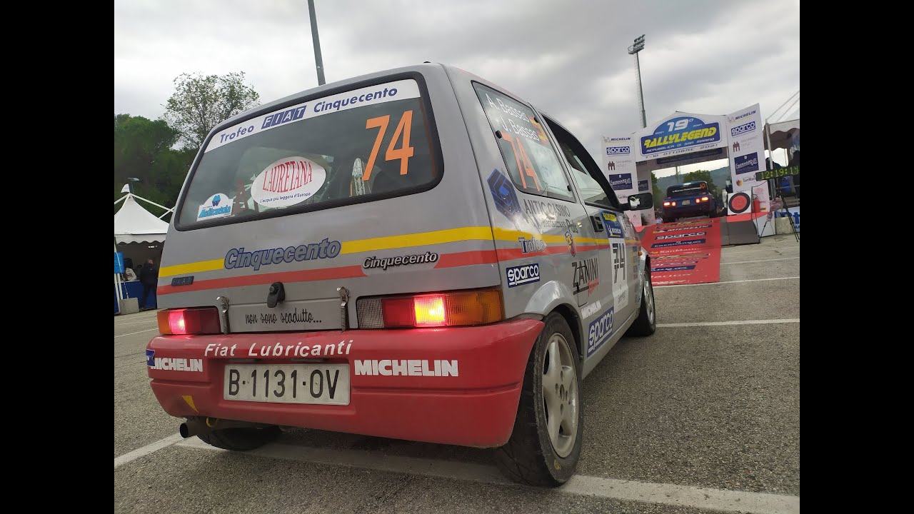 Rally Legend 2021 - Bassas-Bassas - Fiat Cinquecento Trofeo ...
