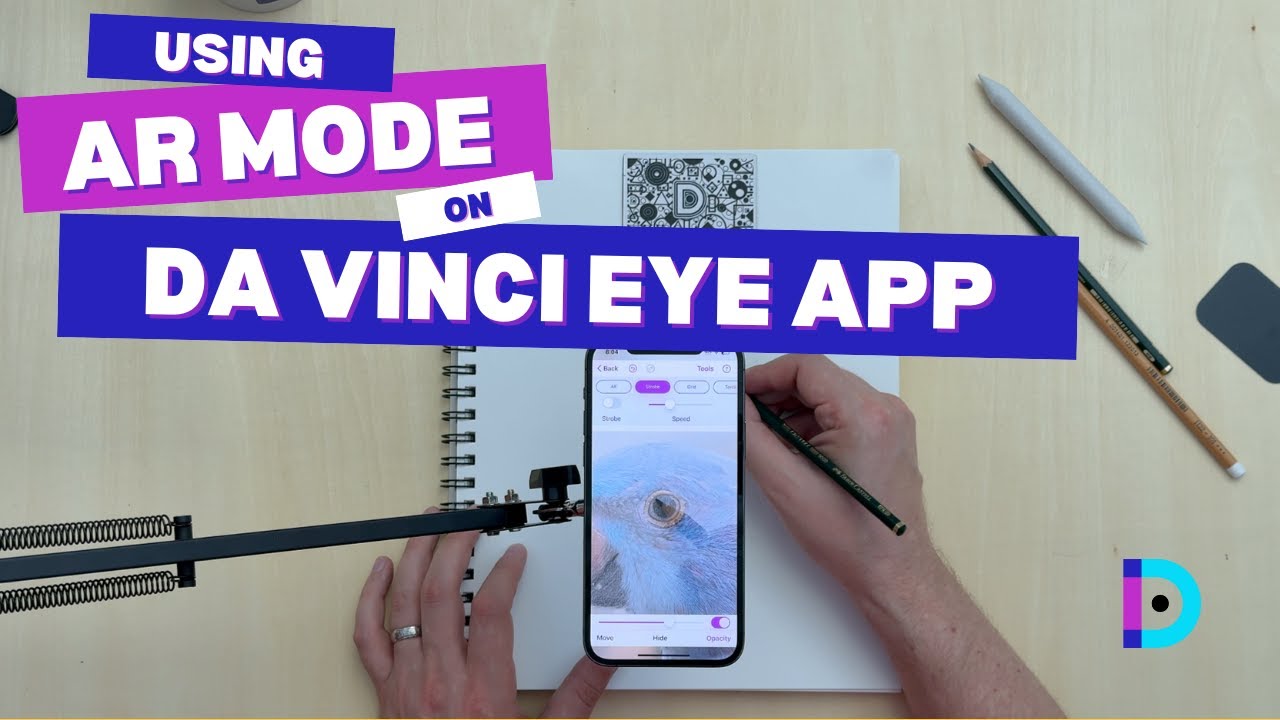 My Entire Drawing Process Using AR Mode on Da Vinci Eye App - YouTube