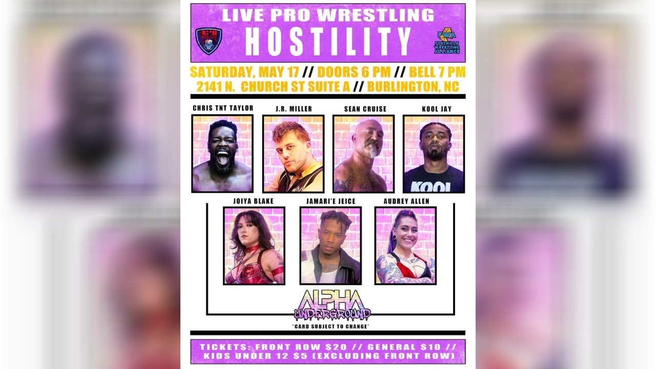 Wrestling Wire Indy Spotlight: ALPHA UNDERGROUND:HOSTILITY - YouTube