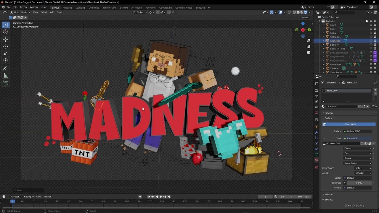 Making a Thumbnail | Blender Timelapse - YouTube