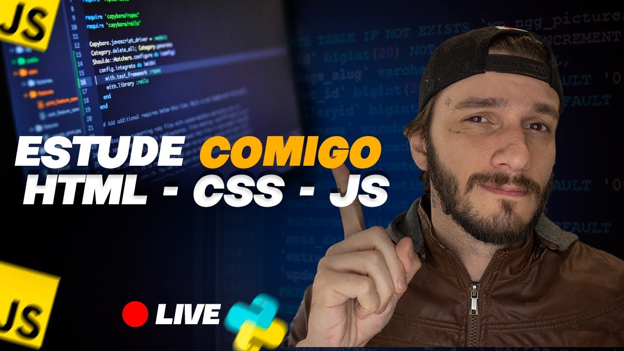 #5 ESTUDANDO HTML, CSS E JS | PROGRAMAÇÃO | LIVE - YouTube
